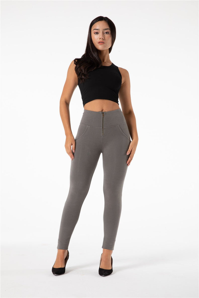 High Waist Shaping Pants - Olive – Melody South Africa